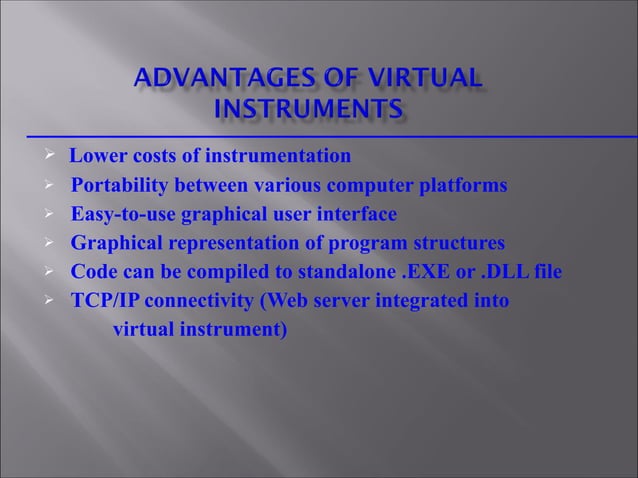 Virtual instrumentation9898 | PPT | Computing | Technology & Computing