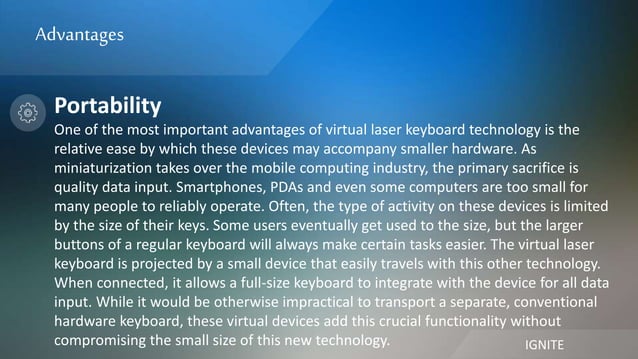 virtual keyboard presentation | PPT