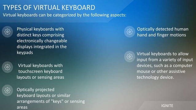 virtual keyboard presentation | PPT