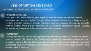 virtual keyboard presentation | PPT