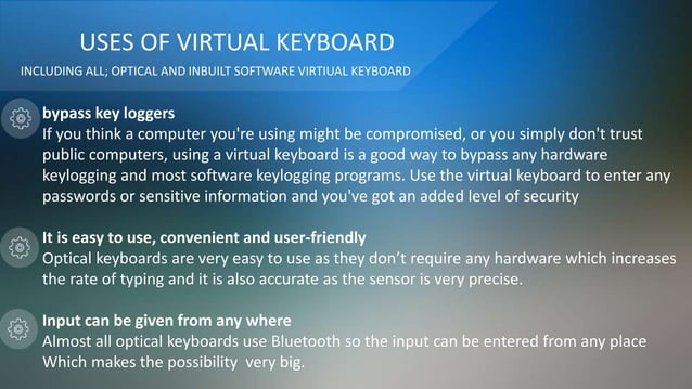virtual keyboard presentation | PPT