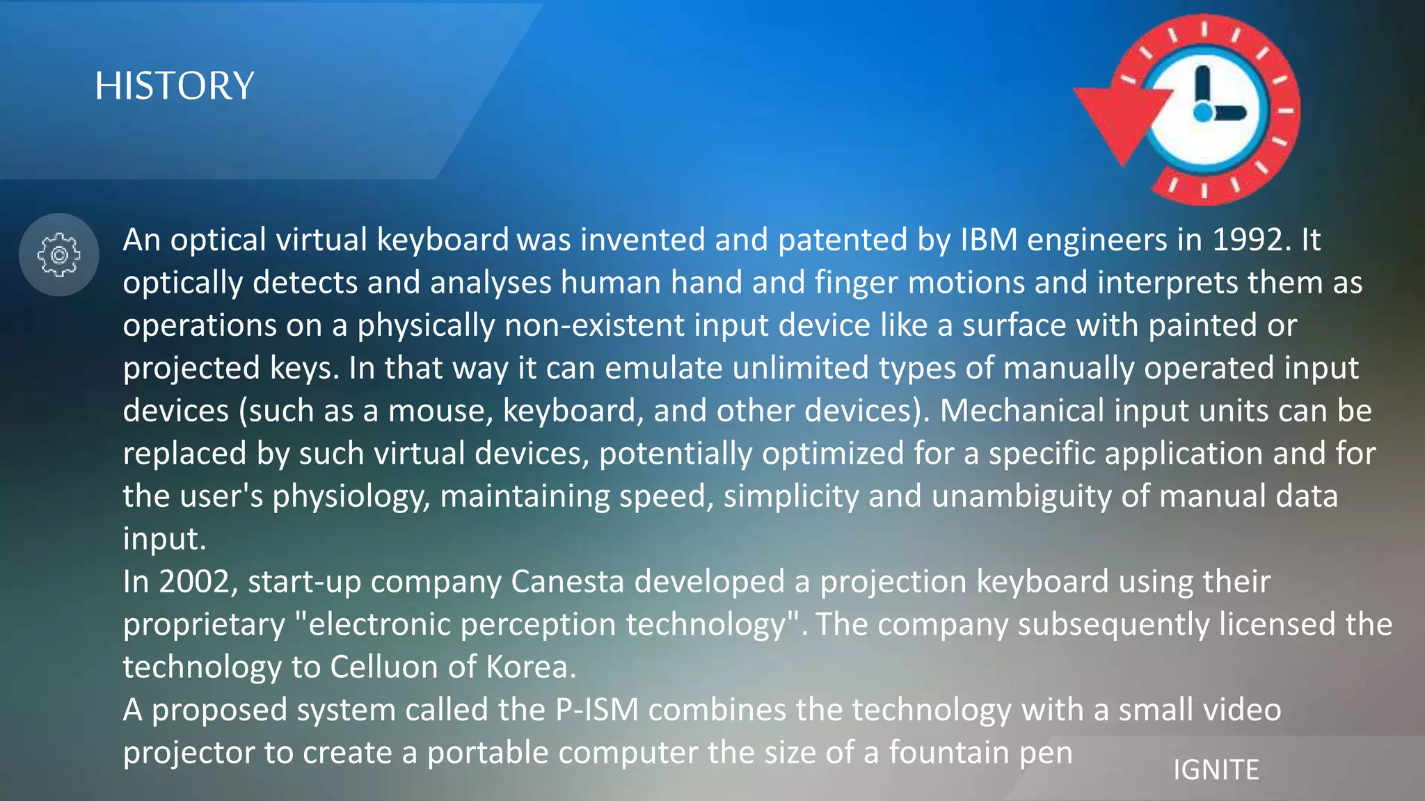virtual keyboard presentation | PPTX