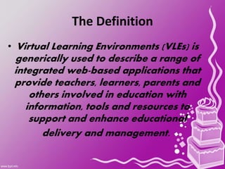 Virtual Learning Environment | PPTX
