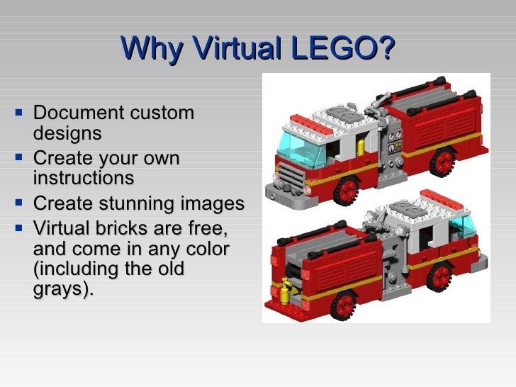 Virtual LEGO: Intro to Free 3D LEGO Modeling Software