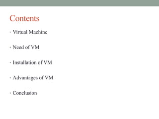 Virtual machine | PPTX