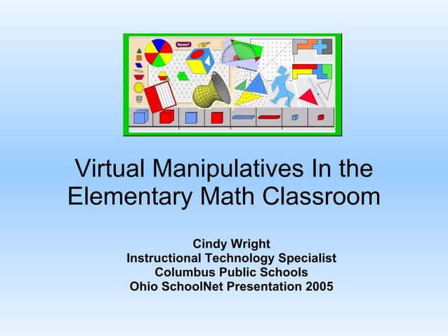 Virtual Manipulatives | PPT | Education