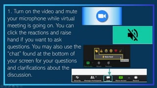 Virtual meeting-rules- | PPTX