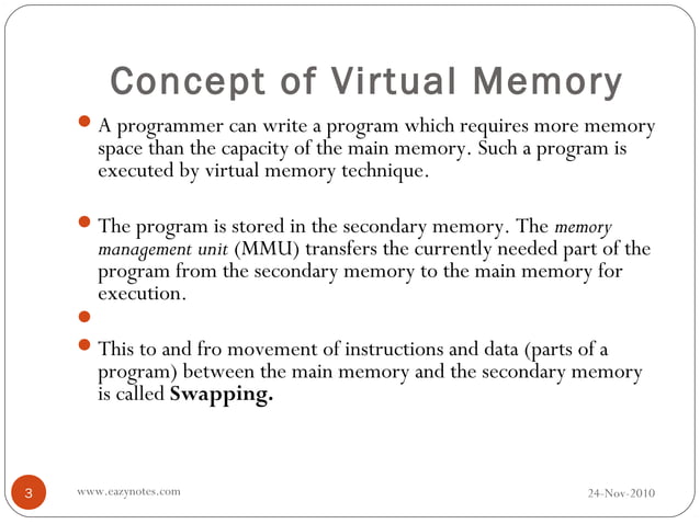 Virtual memory | PPS