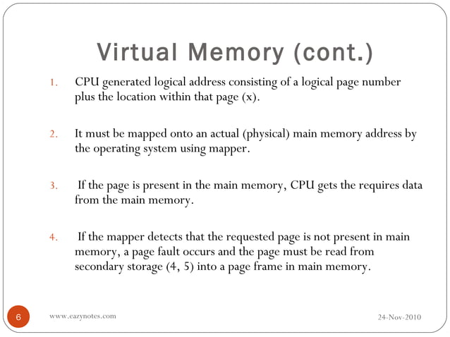 Virtual memory | PPS
