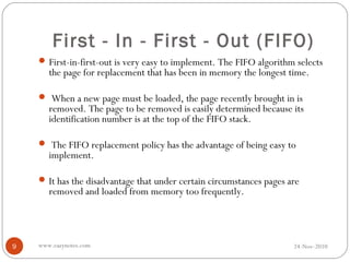 Virtual memory | PPT