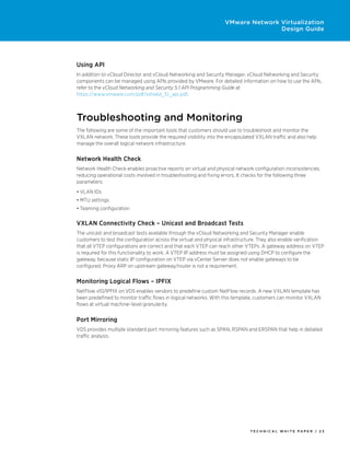 VMware Network Virtualization Design Guide | PDF