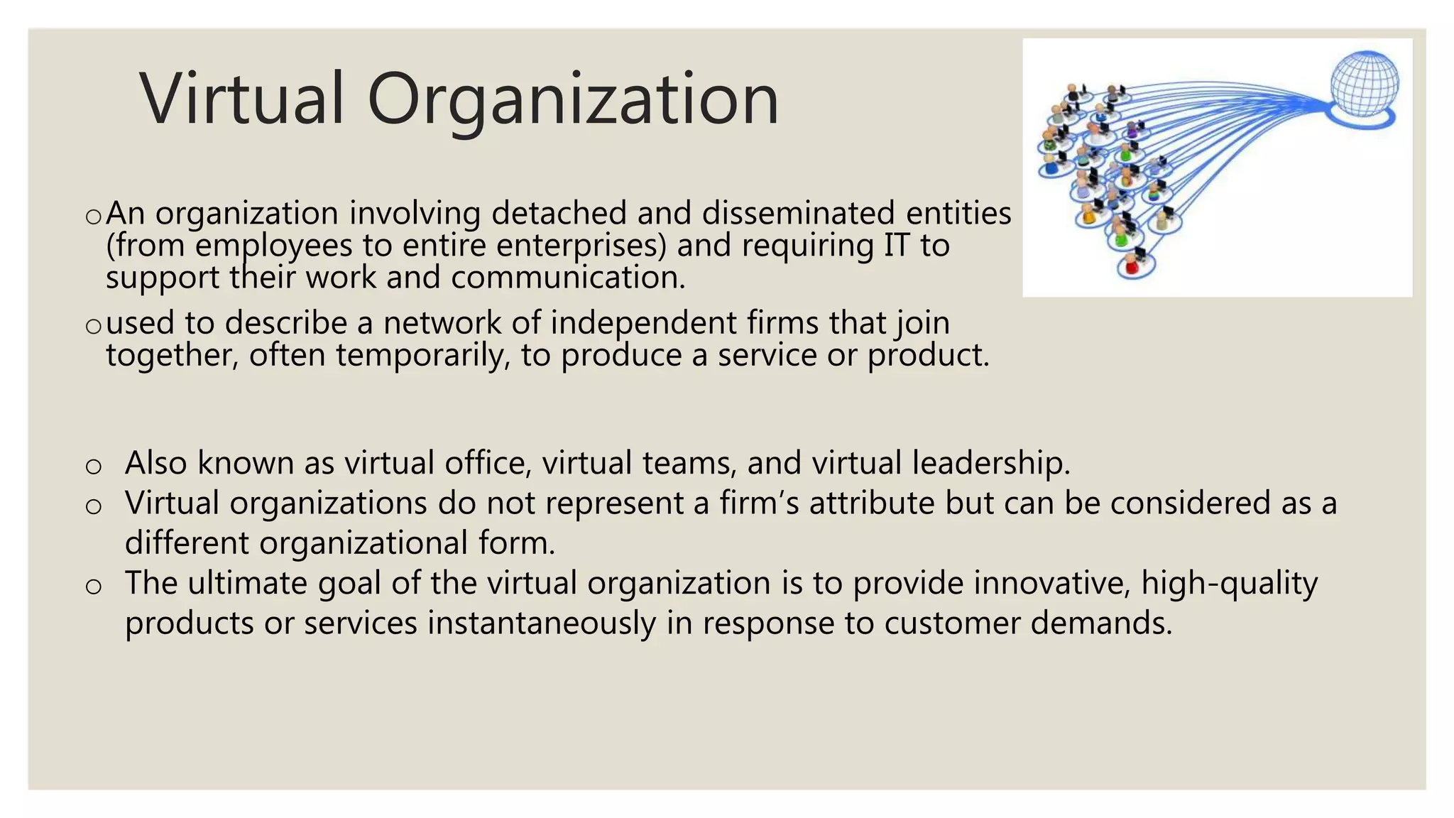 Virtual Organisation | PPTX