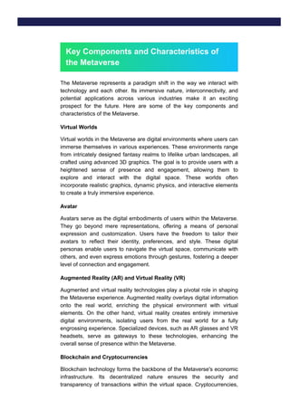 Metaverse 101: Understanding the Virtual Reality Realm | PDF