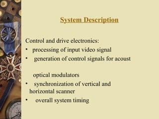 Virtual retinal-display ppt | PPT