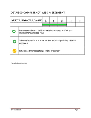 Virtual assessment centre sample report | PDF