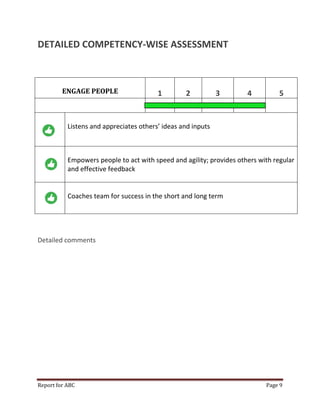 Virtual assessment centre sample report | PDF