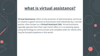 OnestopDA: Virtual Assistance, Redefined | PPT