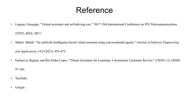 Ai Based Personal Virtual Assistant Ppt
