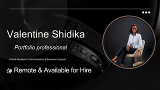 Virtual Assistant/Administrative support | PDF