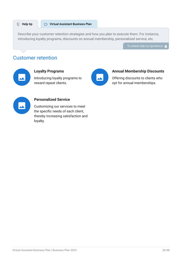 Virtual Assistant Business Plan Examples | PDF
