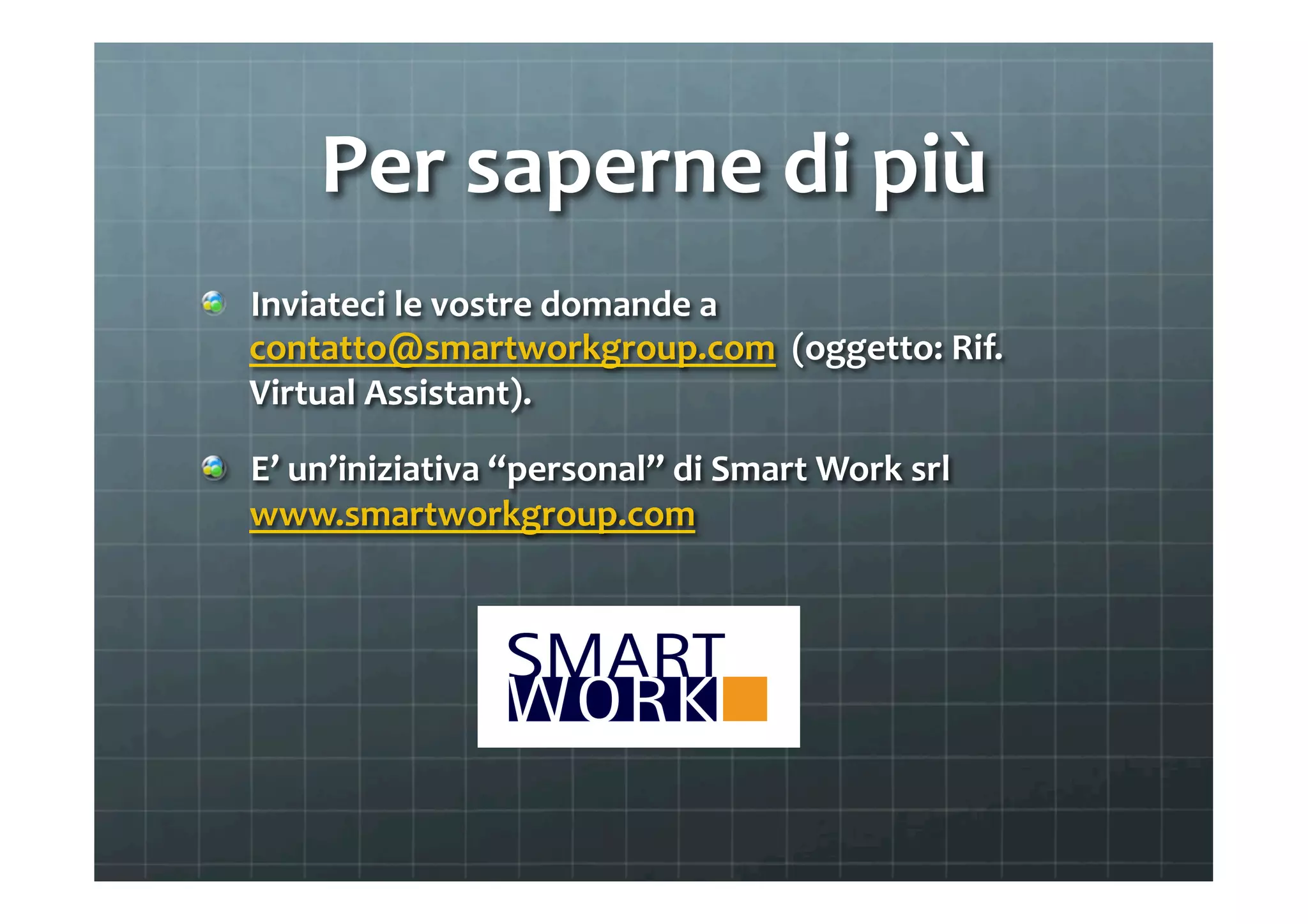 Virtual Assistant Presentazione 2012.Pptx