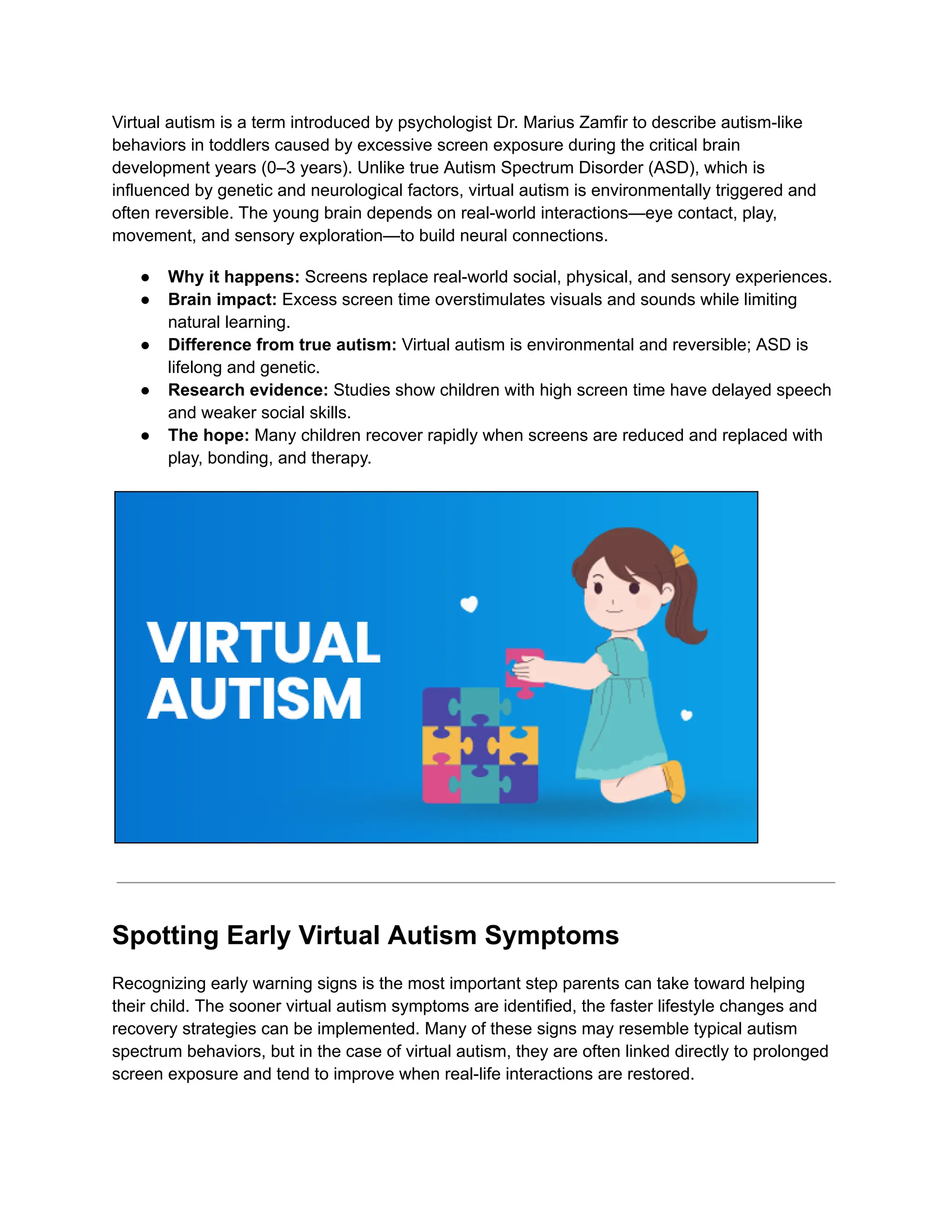 Virtual Autism Symptoms in Children_ Early Signs Every Parent Should ...