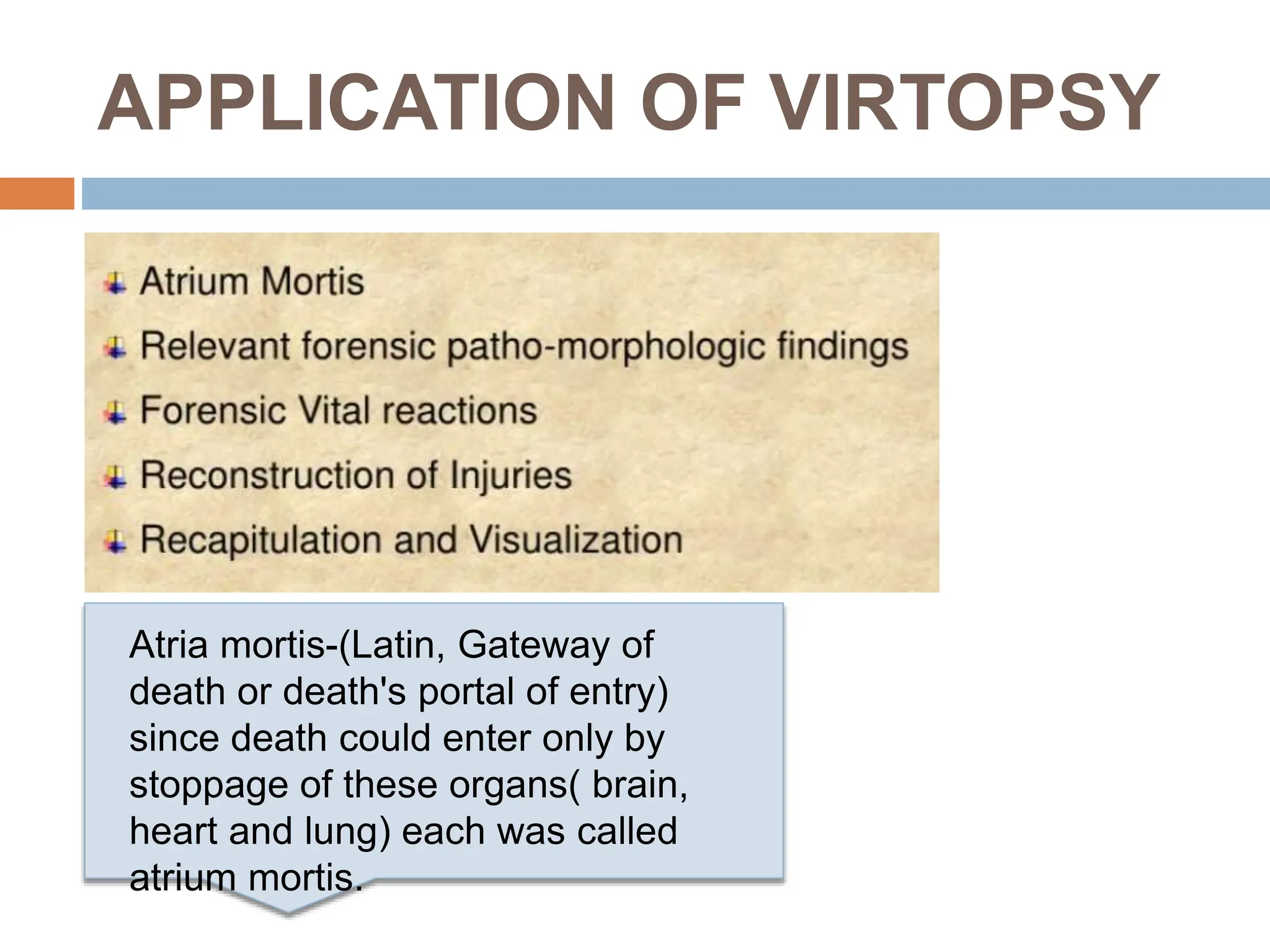 Virtual Autopsy Forensic medicine and toxicology | PPTX