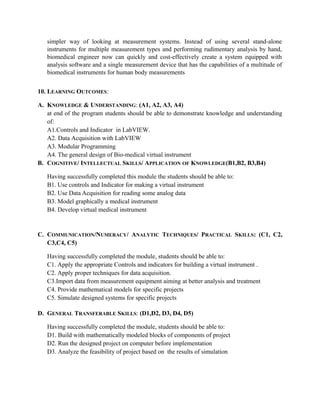 Virtual biomedical instrumentation | DOC
