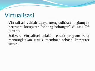 Presentasi VirtualBox | PPTX