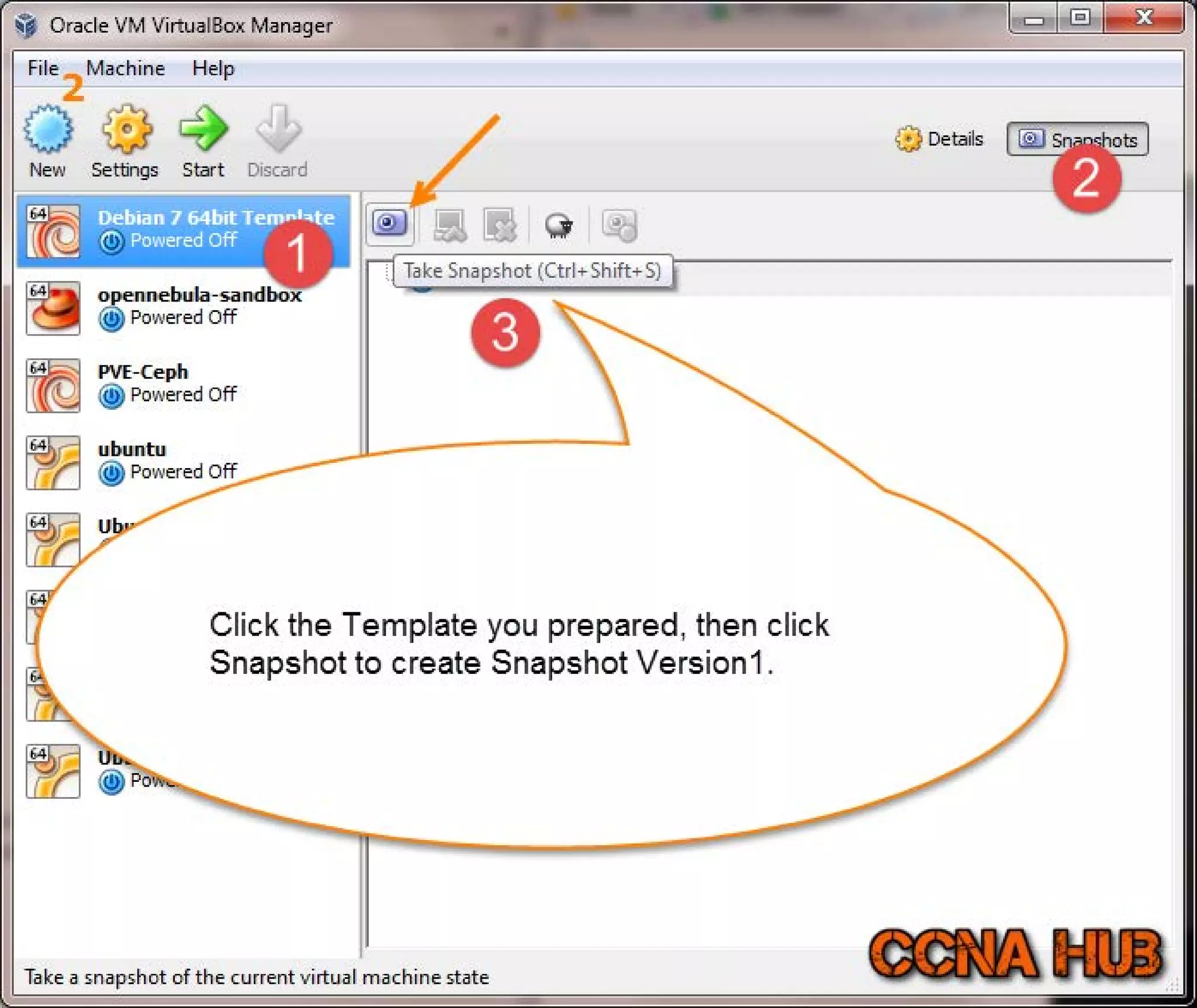 Create Linked Clone Vps From The Template Snapshot V1 Virtualbox Ppt