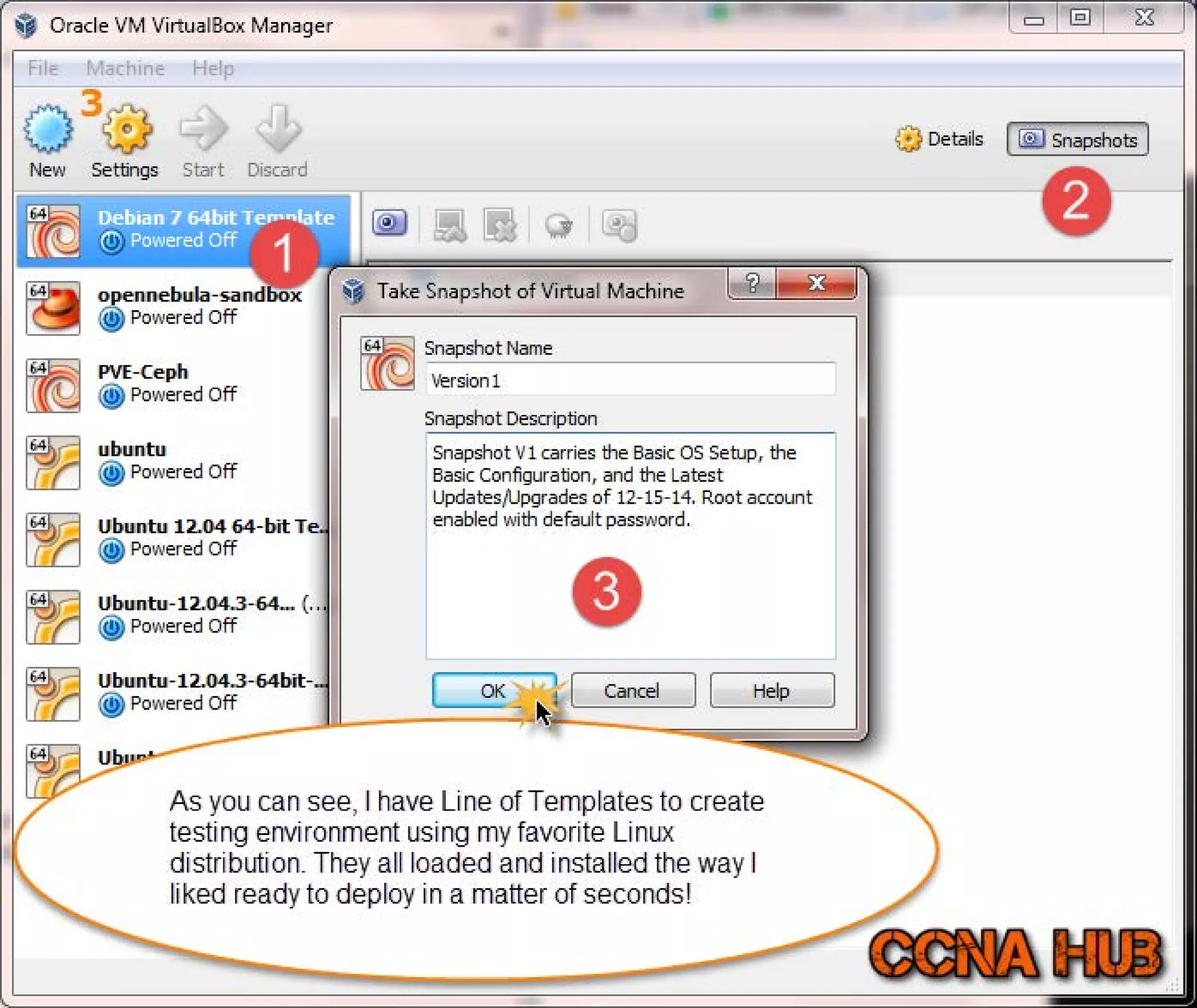 Create Linked Clone VPS from the Template Snapshot V1 - VirtualBox | PPT