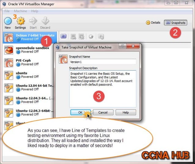 Create Linked Clone VPS from the Template Snapshot V1 - VirtualBox | PPT