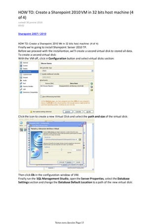 Virtual Box Sharepoint2010 | PDF