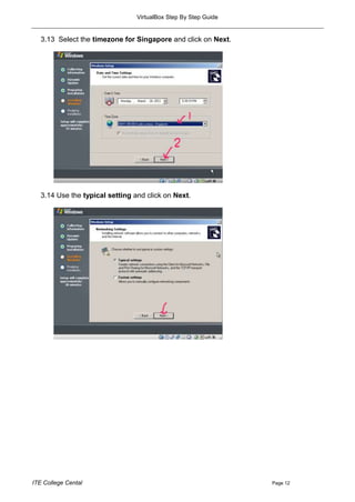 Virtualbox step by step guide | DOCX