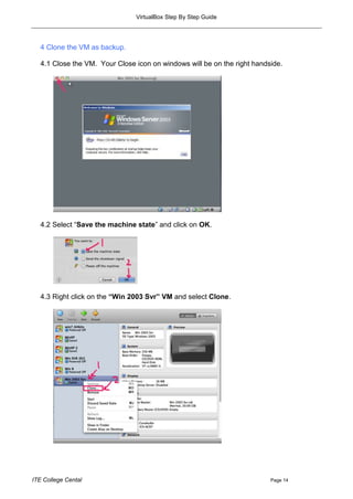 Virtualbox step by step guide | DOCX