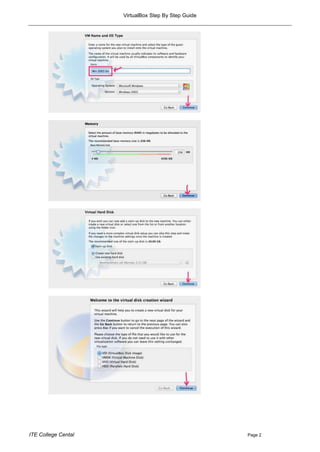 Virtualbox step by step guide | DOCX