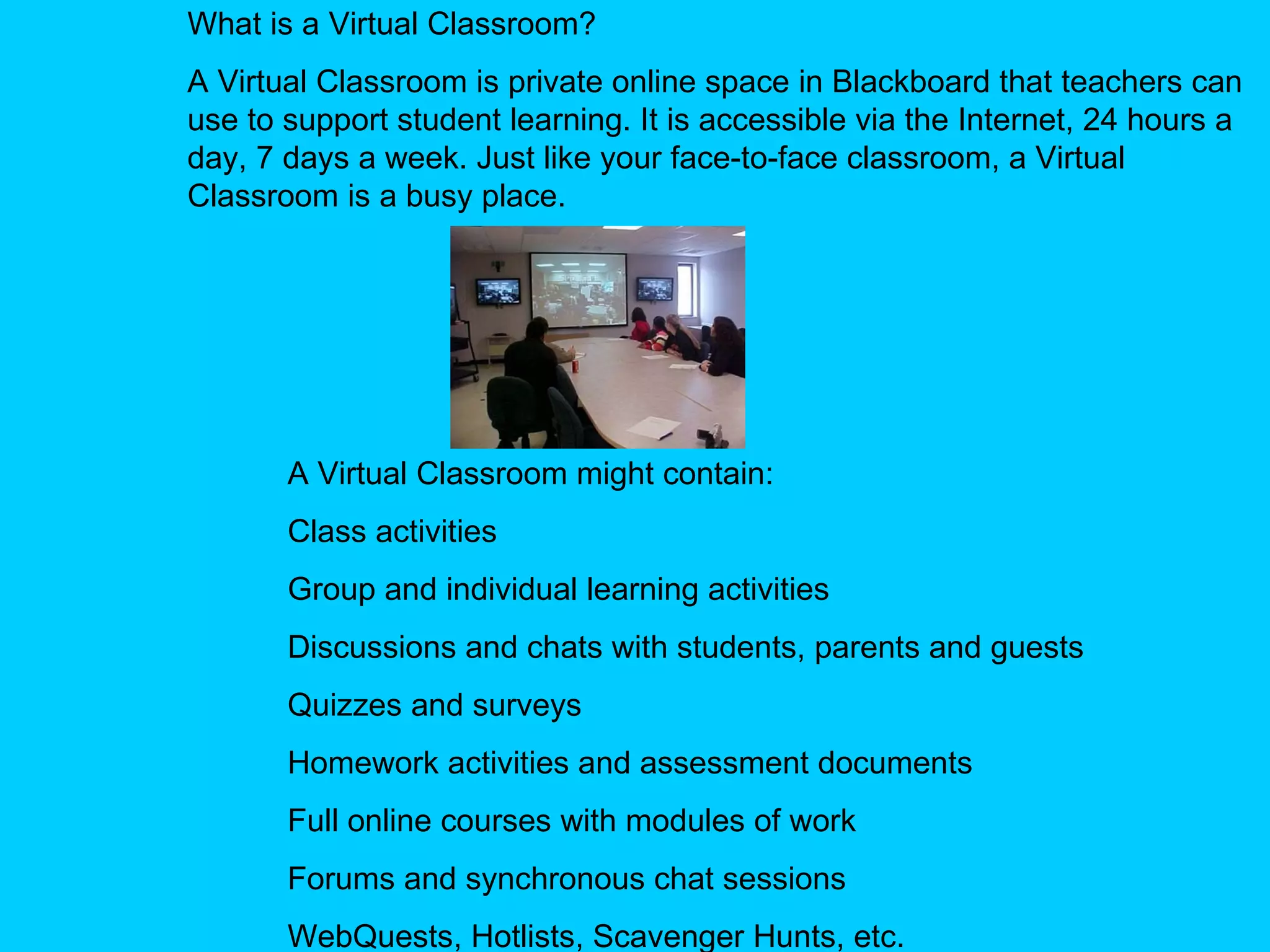 Virtual classroom | PPT