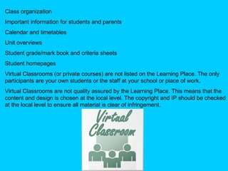 Virtual classroom | PPT