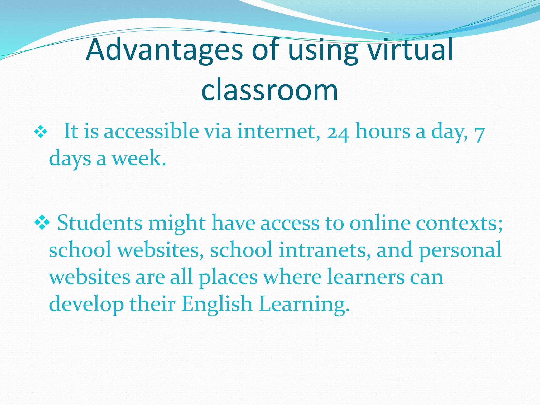 Virtual classroom ----- | PPTX | Online Education | Education