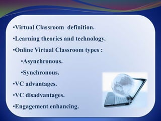 Virtual classroom | PPTX | Web Conferencing | Computer Software and ...