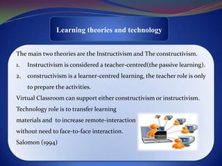 Virtual classroom | PPTX | Web Conferencing | Computer Software and ...