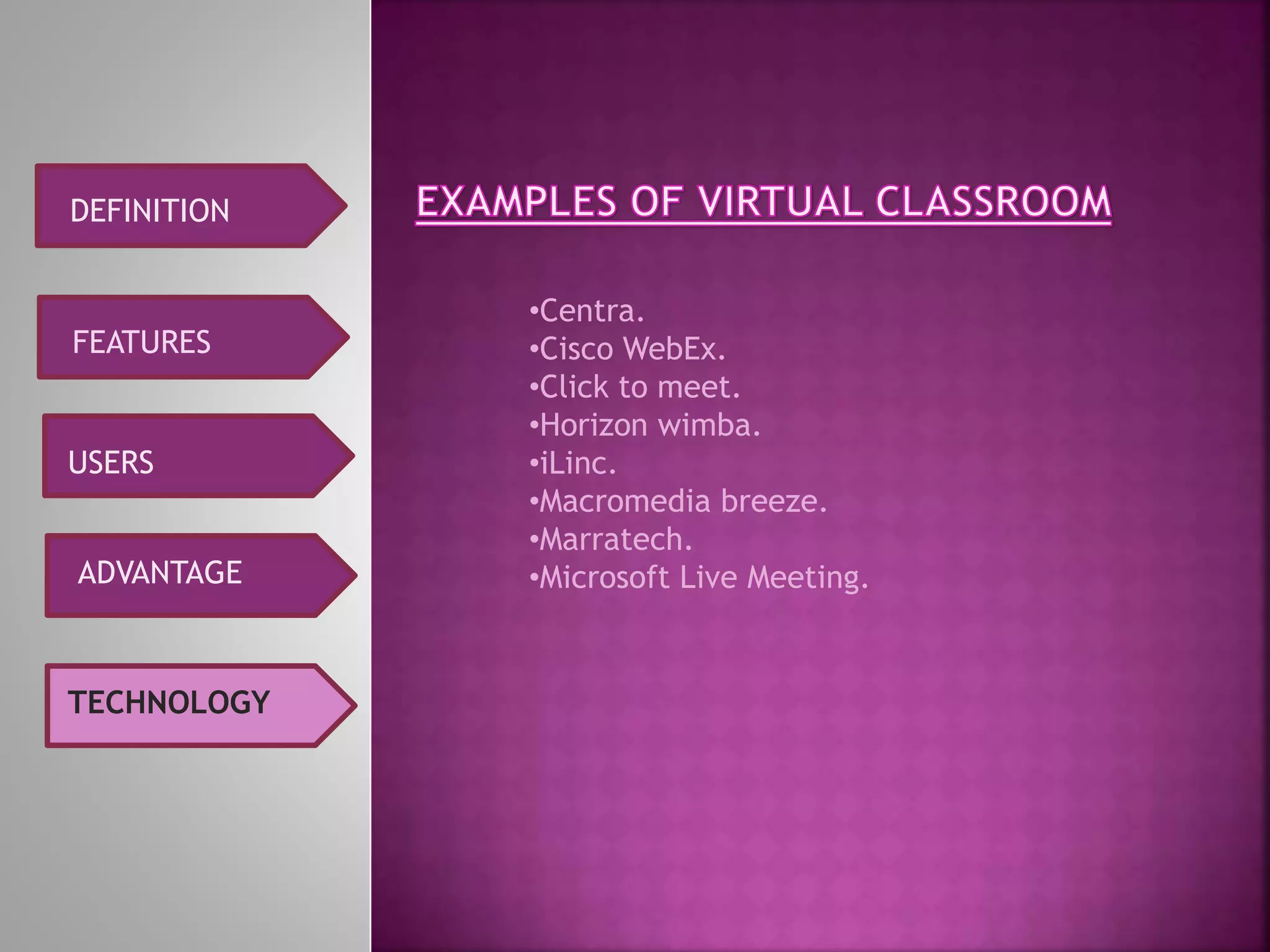 Virtual Classroom Pptx