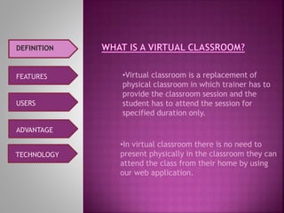 Virtual classroom | PPTX