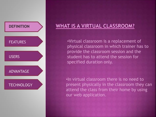Virtual classroom | PPTX