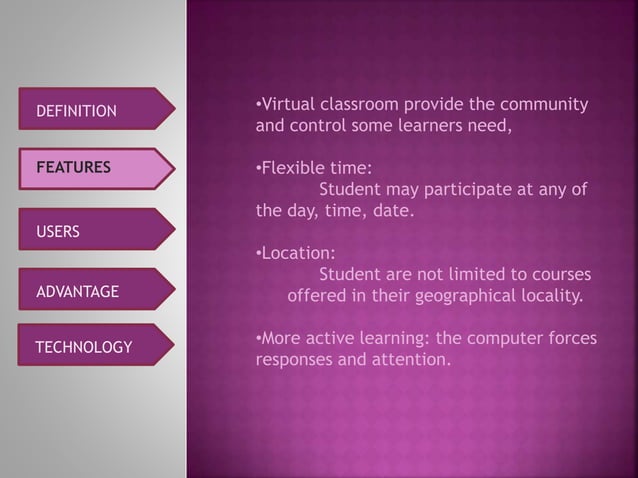 Virtual classroom | PPTX