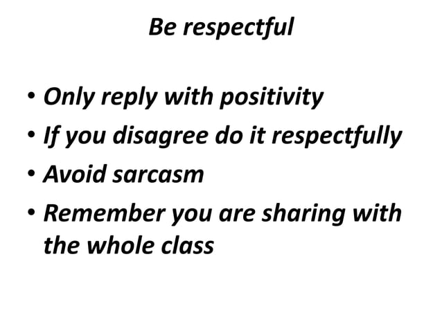 Virtual classroom etiquette (1) | PPTX | Online Education | Education