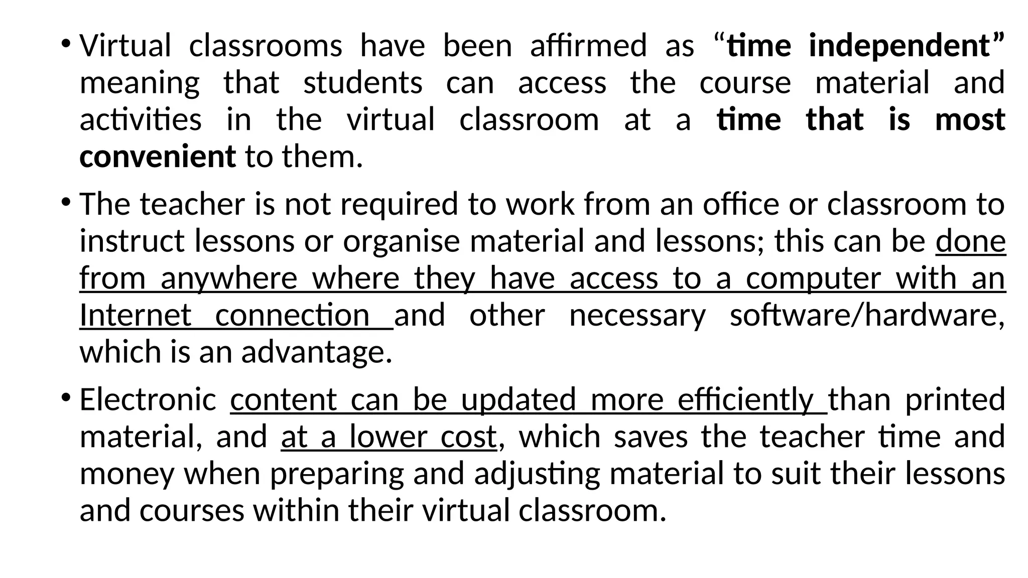 virtual classroom ppt education technology | PPT