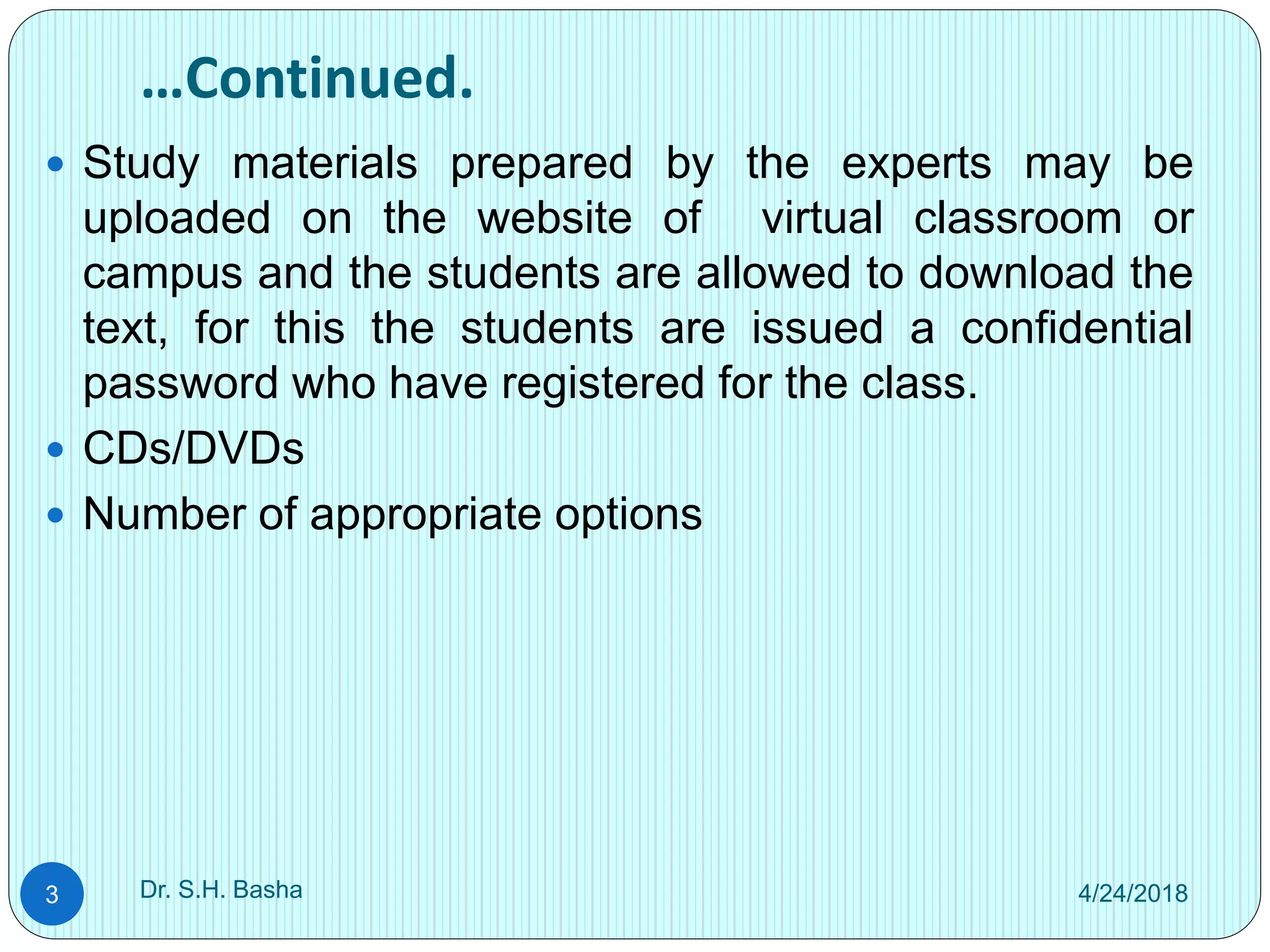 Virtual classroom | PPT