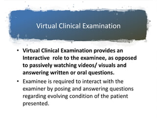 Virtual clinical examination | PPTX
