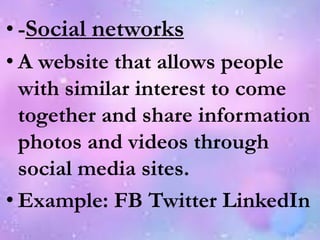 Virtual community | PPTX